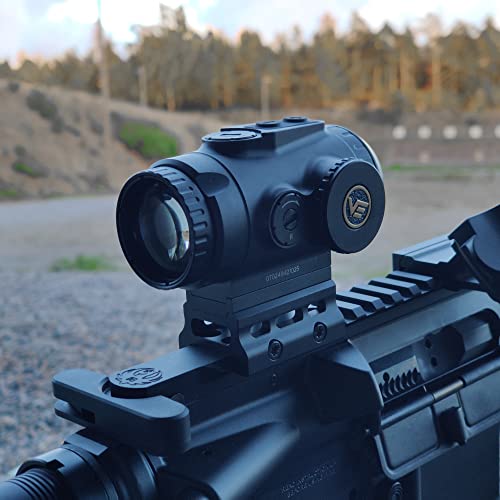 Vector Optics Paragon 3x18 Compact CQB Prism Optics Scope 10 Levels Illumination 1MOA Adjustment IP67 Waterproof for Fast Target Acquisition in Close to Medium-Range Shooting