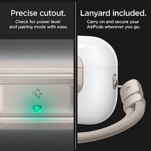 Spigen Lock Fit M [EZ FIT] Locking Device Compatible with AirPods Pro 2nd Generation/AirPods Pro Case Lock with Lanyard [Includes Installation Kit] - Starlight