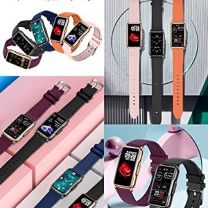 FORSINING Smart Watch Heart Rate Blood Oxygen Monitor 1.47" for Women Men Speed Measurement Sleep Tracker IP67 Waterproof for Android iOS Phones, Black Black