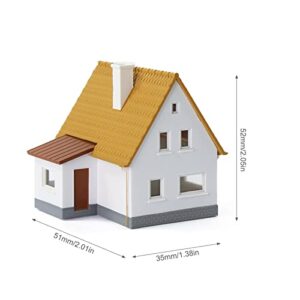 3 Sets N Scale 1:160 Model Village House Assembled Model Architectural Building Layout JZN03