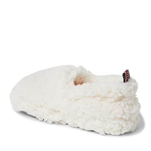 Dearfoams Kids Washable Skye Pile Closed Back Slipper, Muslin, US 9-10 Unisex Toddler