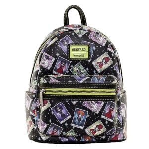 loungefly beetlejuice tarot cards mini-backpack, amazon exclusive