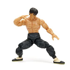 Street Fighter II 6" Fei Long Action Figure, Toys for Kids and Adults