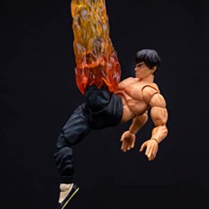 Street Fighter II 6" Fei Long Action Figure, Toys for Kids and Adults