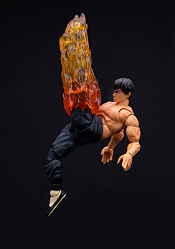 Street Fighter II 6" Fei Long Action Figure, Toys for Kids and Adults