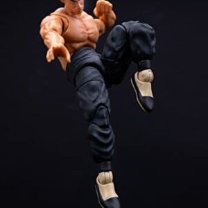 Street Fighter II 6" Fei Long Action Figure, Toys for Kids and Adults