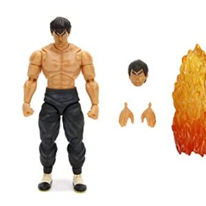 Street Fighter II 6" Fei Long Action Figure, Toys for Kids and Adults