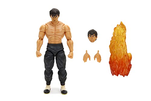 Street Fighter II 6" Fei Long Action Figure, Toys for Kids and Adults