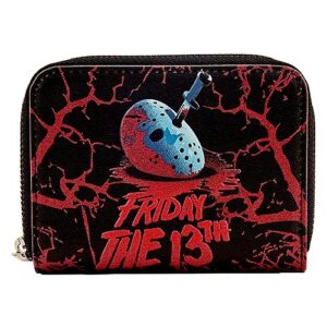 loungefly halloween: friday the 13th jason cosplay wallet, amazon exclusive