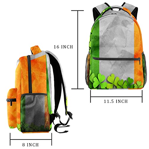 VBFOFBV Travel Backpack, Laptop Backpack for Women Men, Fashion Backpack, St. Patrick'S Day Shamrock