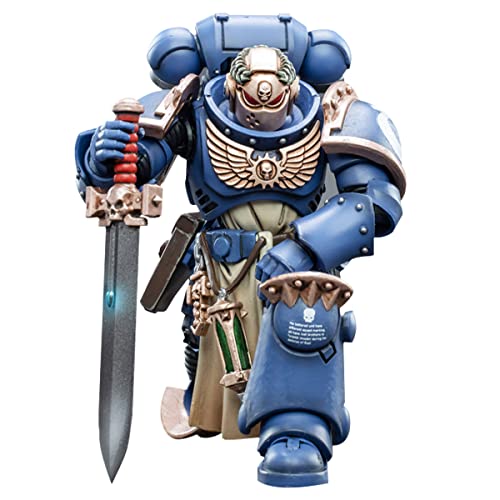 JOYTOY Warhammer 40K 1/18 Action Figure Ultramarines Primaris Company Champion Joy Toy Models