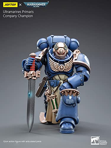 JOYTOY Warhammer 40K 1/18 Action Figure Ultramarines Primaris Company Champion Joy Toy Models