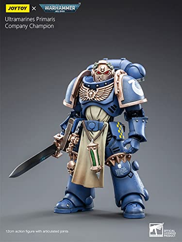 JOYTOY Warhammer 40K 1/18 Action Figure Ultramarines Primaris Company Champion Joy Toy Models