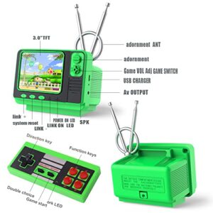 Retro Kids Handheld Game 3.0 Inch LCD Screen Mini TV Game Player System Built 308 Classic Retro Video Game Birthday Christmas