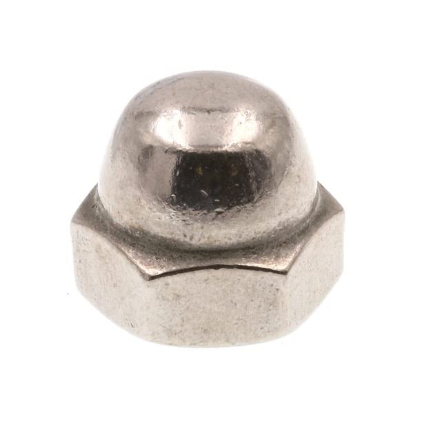 Acorn Cap Nuts 5/16in-18 Grade 18-8 Stainless Steel,PK-2