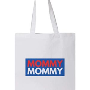 MOMMY MOTHER'S LOVE DESIGN, Reusable Tote Bag, Lightweight Grocery Shopping Cloth Bag, 13” x 14” with 20” Handles