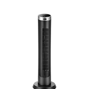 OmniBreeze Digital Electric Tower Fan, with Remote Control, LED Display, Standing Bladeless Floor Fans Cooling and Quite Indoor Living Room Bedroom use (36 Inch)…