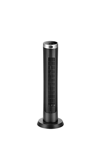 OmniBreeze Digital Electric Tower Fan, with Remote Control, LED Display, Standing Bladeless Floor Fans Cooling and Quite Indoor Living Room Bedroom use (36 Inch)…