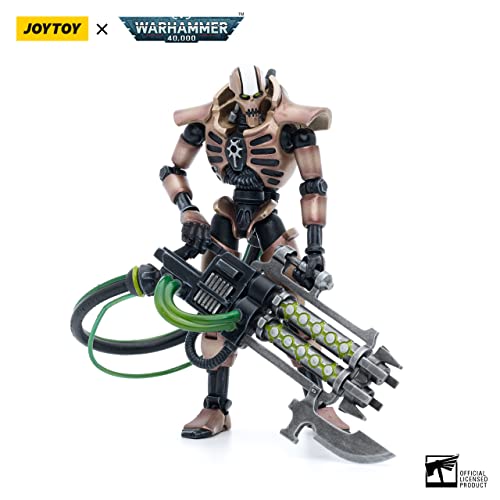 JOYTOY 1/18 Action Figures Warhammer 40k Mecha Necrons Szarekhan Dynasty lmmortal with Gauss Blaster