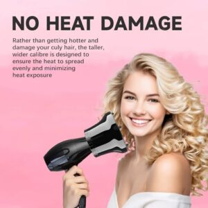 Diffuser Attachment For Hair Dryer, Diffuser Hair Dryer, Hair Diffuser For Curly Hair, Universal Blow Hair Dryer Defuzzer for Curly Wavy Women for 1.4-2.4'' Nozzle, Anniversary Birthday Gifts for Her