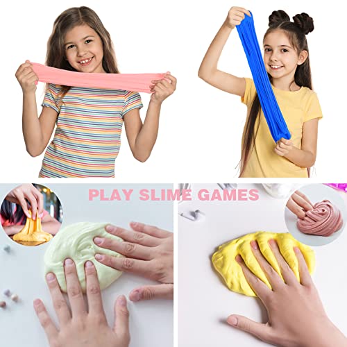 Slime Kit with 54 Pack Mini Butter Slime,Non-Sticky and Super Soft, for Girls 10-12, Fruit Party Favors Kids,Birthday Gift, DIY Putty Toy Boys