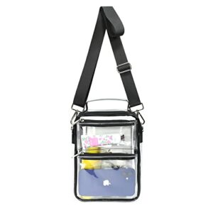 SPODEARS Clear Bag Stadium Approved Crossbody Purse, Small Clear Tote Bag for Stadium, Sports Events, Clear Bags for Concerts