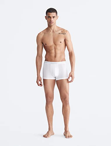 Calvin Klein Men's This is Love Pride Colorblock Cotton Underwear, White W/Persian RED, XL