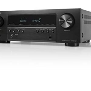 Denon AVR-S570BT (2022 Model) 5.2 Channel AV Receiver - 8K Ultra HD Audio & Video, Enhanced Gaming Experience, Wireless Streaming via Built-in Bluetooth, (4) 8K HDMI Inputs, Supports eARC (Renewed)