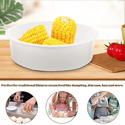 Steamer Basket Plastic Steaming Rack Vegetable Steamer 5L Steaming Stand for Rice Cooker Warmer Kitchen Cookware-8.5*2.4Inch