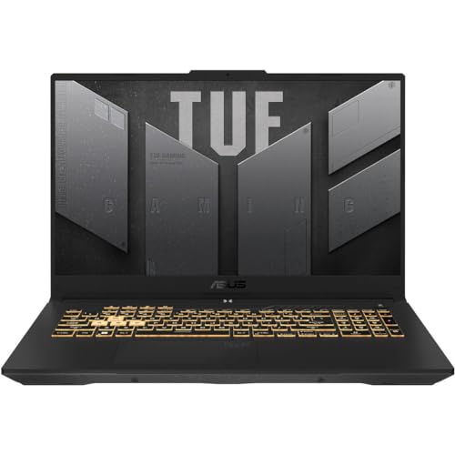 ASUS TUF Gaming F17 (2023) Gaming Laptop, 17.3” FHD 144Hz Display, GeForce RTX 3050, Intel Core i5-12500H, 16GB DDR4, 512GB PCIe SSD, Wi-Fi 6, Windows 11, FX707ZC-ES53,Mecha Gray