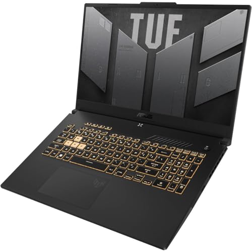 ASUS TUF Gaming F17 (2023) Gaming Laptop, 17.3” FHD 144Hz Display, GeForce RTX 3050, Intel Core i5-12500H, 16GB DDR4, 512GB PCIe SSD, Wi-Fi 6, Windows 11, FX707ZC-ES53,Mecha Gray