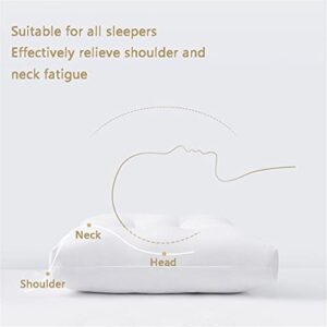 ZSEDP 1 Pair Pillow Sleeping Beding Pillows Comfortable Neck Shoulder Protection