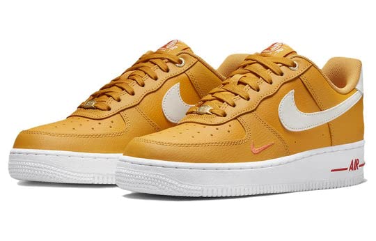 NIKE Women's Air Force 1 '07 Special Edition - Size 7 US - Yellow Ochre/Sail White