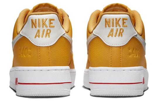 NIKE Women's Air Force 1 '07 Special Edition - Size 7 US - Yellow Ochre/Sail White