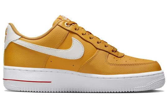 NIKE Women's Air Force 1 '07 Special Edition - Size 7 US - Yellow Ochre/Sail White