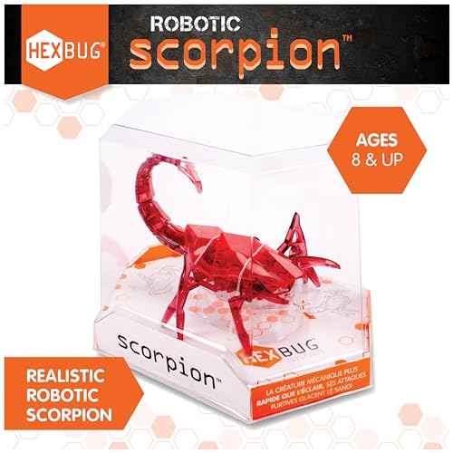 HEXBUG Robotic Scorpion, Autonomous Mechanic Scorpion Toys for Kids, Adjustable Robotic Scorpion Figure, STEM Toys for Boys & Girls Ages 8 & Up, Styles May Vary