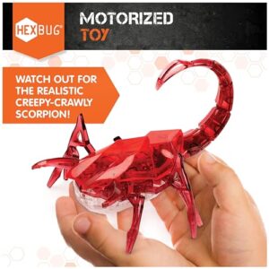 HEXBUG Robotic Scorpion, Autonomous Mechanic Scorpion Toys for Kids, Adjustable Robotic Scorpion Figure, STEM Toys for Boys & Girls Ages 8 & Up, Styles May Vary