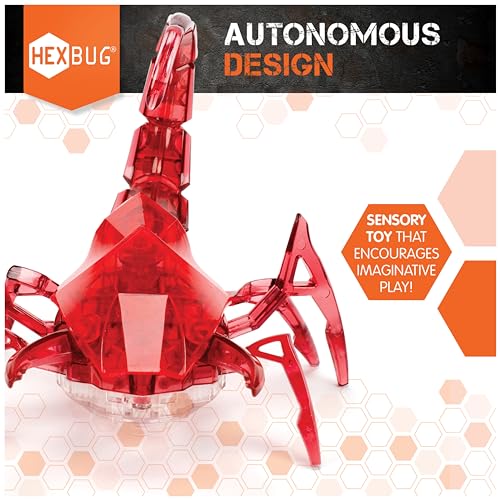 HEXBUG Robotic Scorpion, Autonomous Mechanic Scorpion Toys for Kids, Adjustable Robotic Scorpion Figure, STEM Toys for Boys & Girls Ages 8 & Up, Styles May Vary