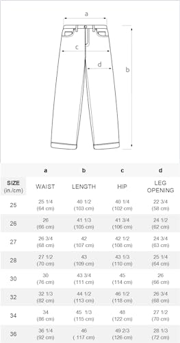 Aelfric Eden Women’s Star Jeans Y2K Unisex Streetwear Fashion Jeans Straight Fit Baggy Wide Leg Pants Causal Trousers