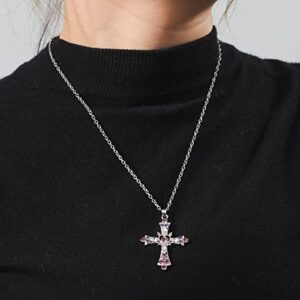 KURTCB Y2k Necklaces Accesories Grunge Cross Heart Butterfly Pearl Zinc Necklace Vintage Gothic Aesthetic Choker Necklace Set for Women Girls