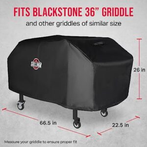 Grillman Blackstone Griddle Cover for 36-inch Griddle - Blackstone Cover, 36 inch Blackstone Griddle Cover, BBQ, Griddle Accessories, Waterproof - Father's Day Grill Gifts, Father's Day BBQ Gifts