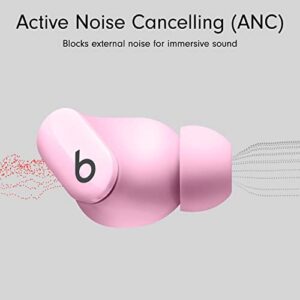 Beats Studio Buds - True Wireless Noise Cancelling Earbuds - Compatible with Apple & Android, Built-in Microphone, IPX4 Rating, Sweat Resistant Earphones (Pink) (Renewed)