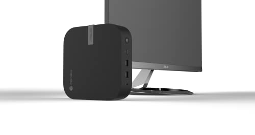 ASUS Chromebox 5 with Intel® Celeron 7305 Processor, 4GB Memory, M.2 128G NVMe SSD, Dual HDMI, one DP, Gigabit LAN, WiFi 6E, Thunderbolt ™ 4, Chrome OS, VESA Mount,Black