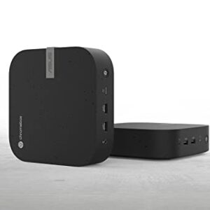 ASUS Chromebox 5 with Intel® Celeron 7305 Processor, 4GB Memory, M.2 128G NVMe SSD, Dual HDMI, one DP, Gigabit LAN, WiFi 6E, Thunderbolt ™ 4, Chrome OS, VESA Mount,Black