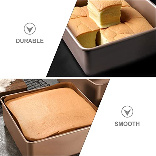 Kichvoe 8x8 Baking Pan Baking Pans Baking Pans s Stainless Steel Square Baking Pan Non Stick Loaf Pan Meatloaf Baking Pan Bread Loaf Pan for Kitchen Bakeware Baking Pans s s