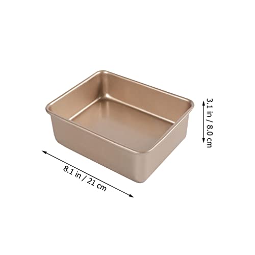 Kichvoe 8x8 Baking Pan Baking Pans Baking Pans s Stainless Steel Square Baking Pan Non Stick Loaf Pan Meatloaf Baking Pan Bread Loaf Pan for Kitchen Bakeware Baking Pans s s