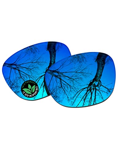 Raydi Polycarbonate Replacement Lenses for Bose Soprano BMD0011 Sunglasses - Ice Blue Mirror - Polarized