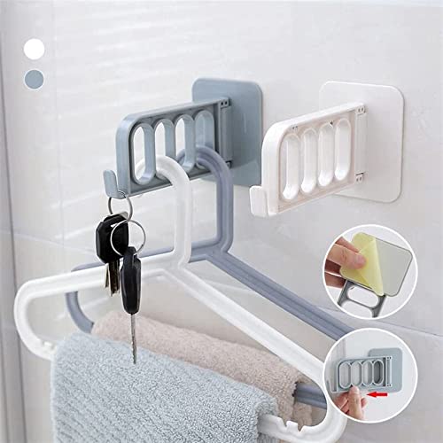 Géneric Drying Racks for Laundry Foldable, No Hole Punching No Trace Installation, Laundry Drying Rack Wall Mount, Hanging Storage Rack for Balcony, Mudroom, Bedroom (Size : PABS-2PCS)