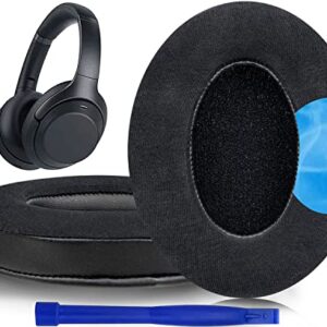 SOULWIT Cooling-Gel Replacement Earpads for Sony WH-1000XM3 (WH1000XM3) Over-Ear Headphones, Ear Pads Cushions with High-Density Noise Isolation Foam, Added Thickness - Black