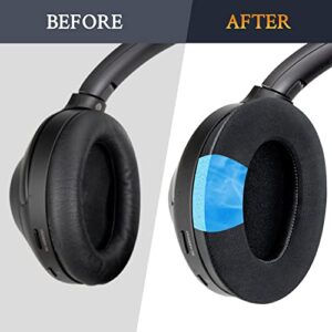 SOULWIT Cooling-Gel Replacement Earpads for Sony WH-1000XM3 (WH1000XM3) Over-Ear Headphones, Ear Pads Cushions with High-Density Noise Isolation Foam, Added Thickness - Black